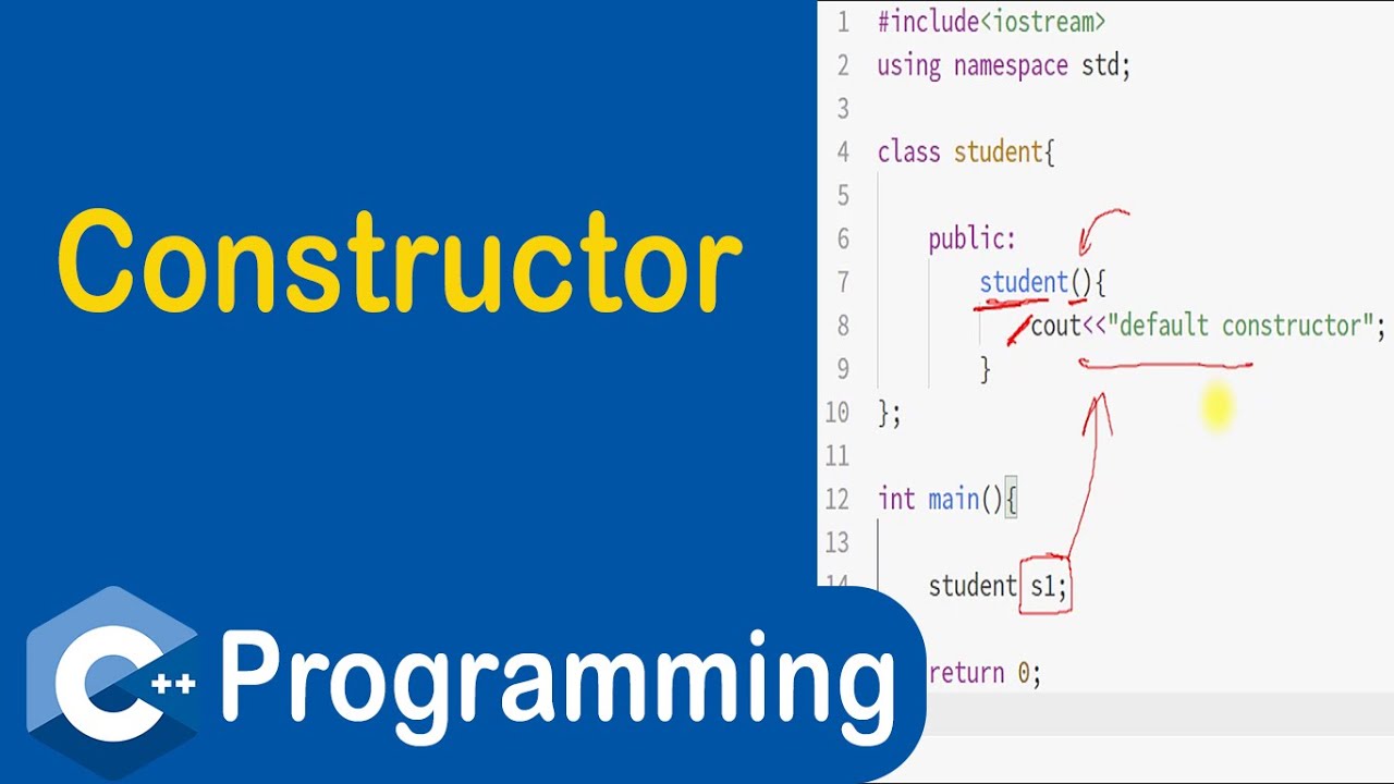 #65 Constructor in C++ | Default Constructor