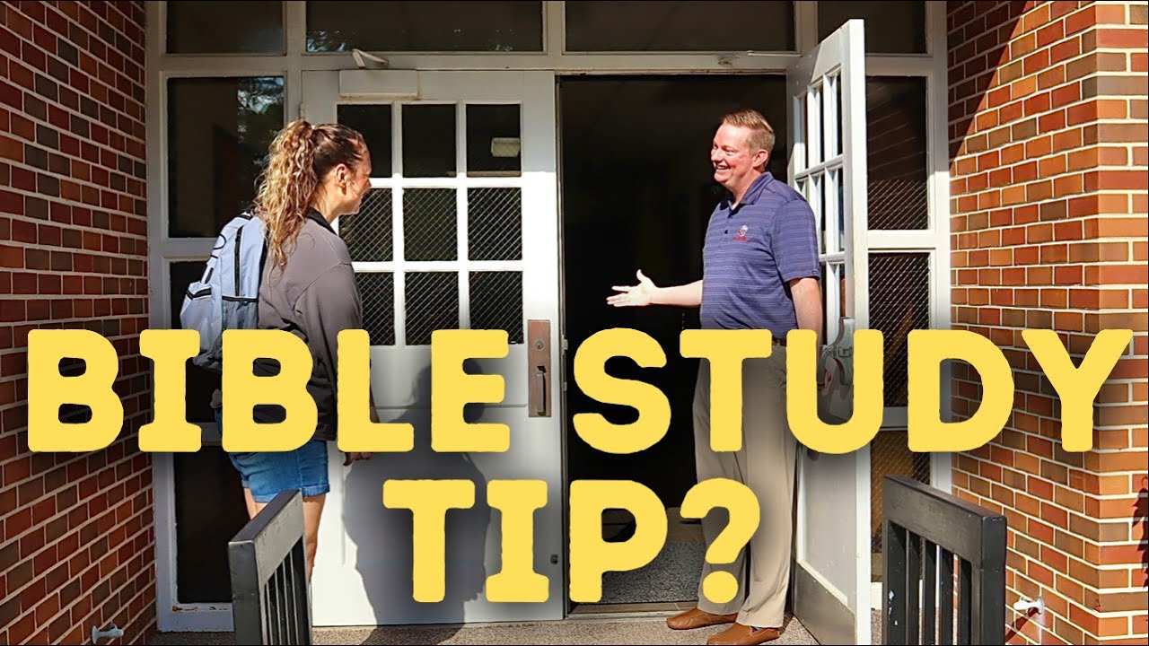 I knocked on Church Doors & Asked Pastors Their #1 Bible Study Tip