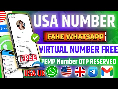 Free USA Phone Number for OTP in 2025 | Virtual Number for WhatsApp Telegram temp number for otp