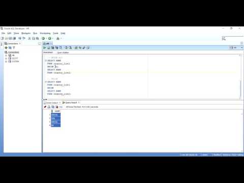 UNION AND UNION ALL SET OPERATOR IN ORACLE SQL