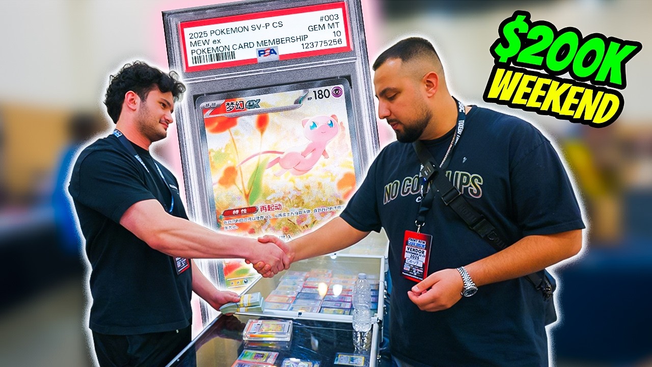 I Did $200,000 of Pokémon Deals… and Bought the RAREST Mew