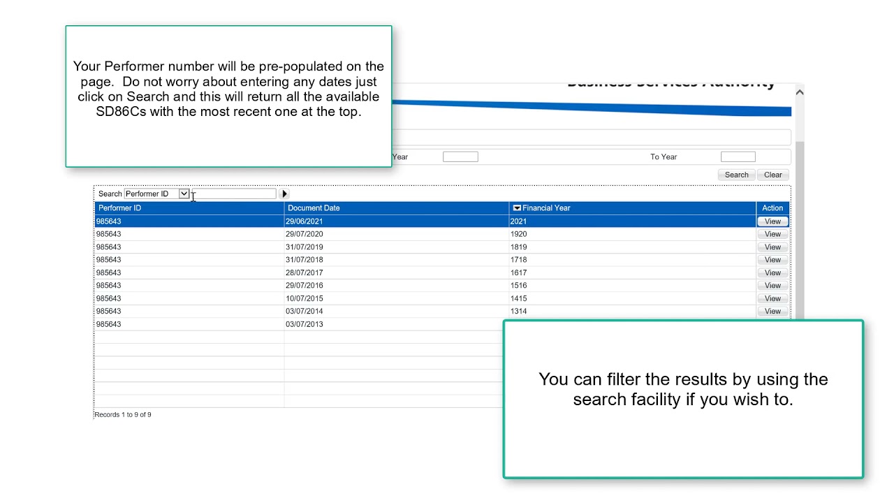 How to find your Pensionable Earning and Contribution Certificate (SD86C)
