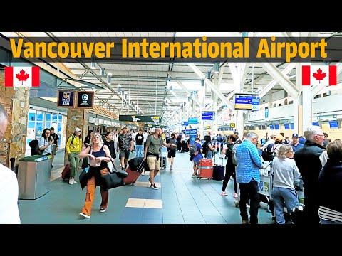 🇨🇦 ✈️ ✈️ ✈️ Vancouver International Airport (YVR), Canada Travel Guide. BC, Canada. August 2023.