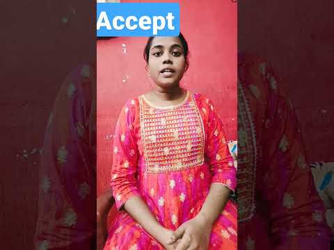 Accept meaning in Telugu
