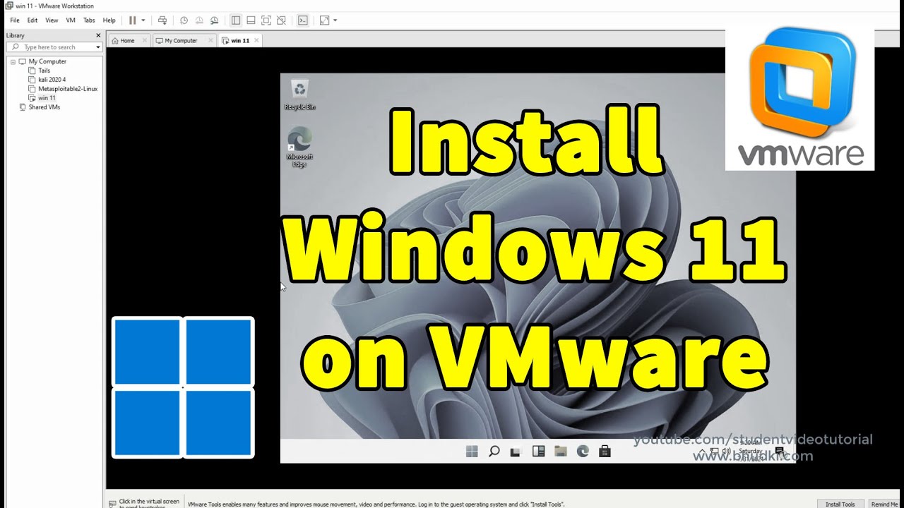 How To Install Windows 11 in Vmware Workstation (step by step) | BJ ACH