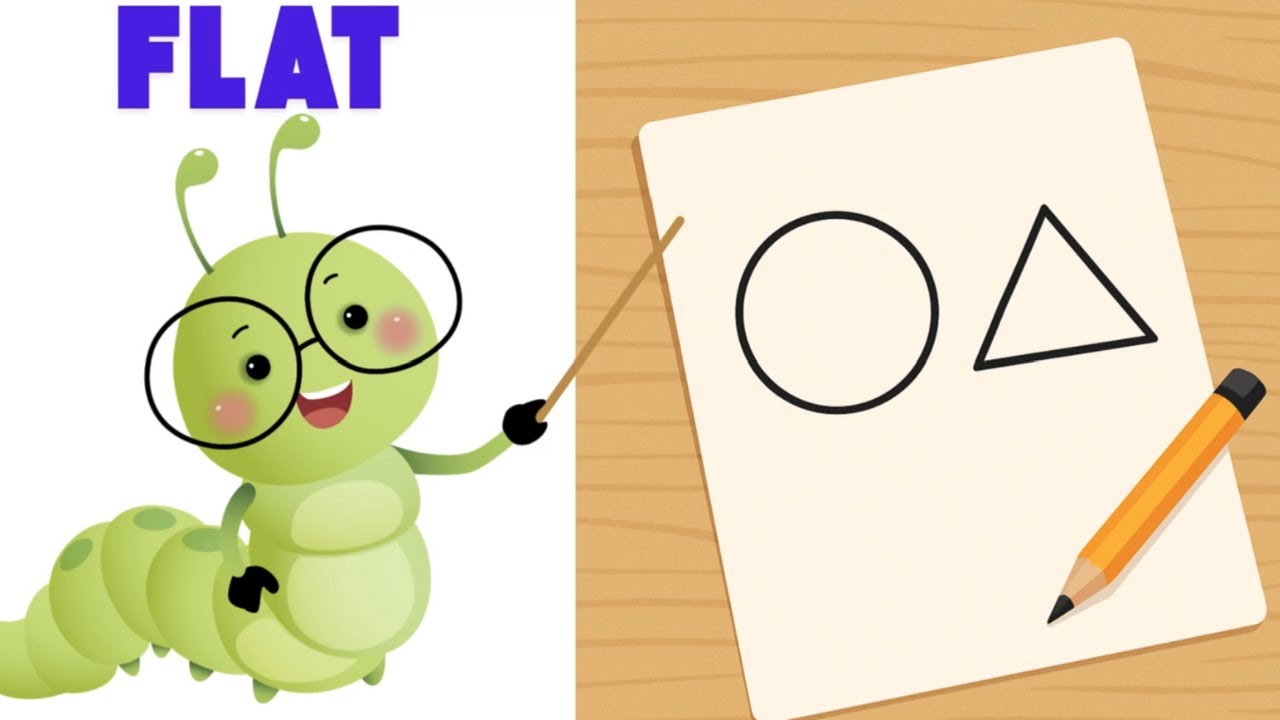 Let's Learn Shape Words! | 2D and 3D Shapes Vocabulary for First Grade