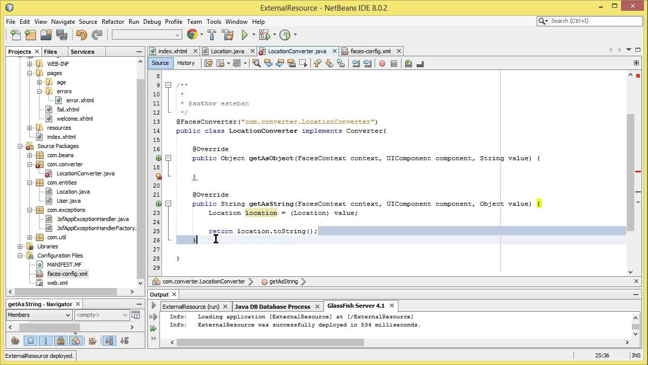 JSF 2.2 Data Conversion