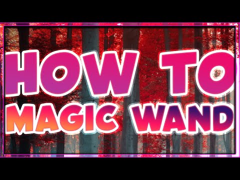 How to use the MAGIC WAND tool in Photopea!