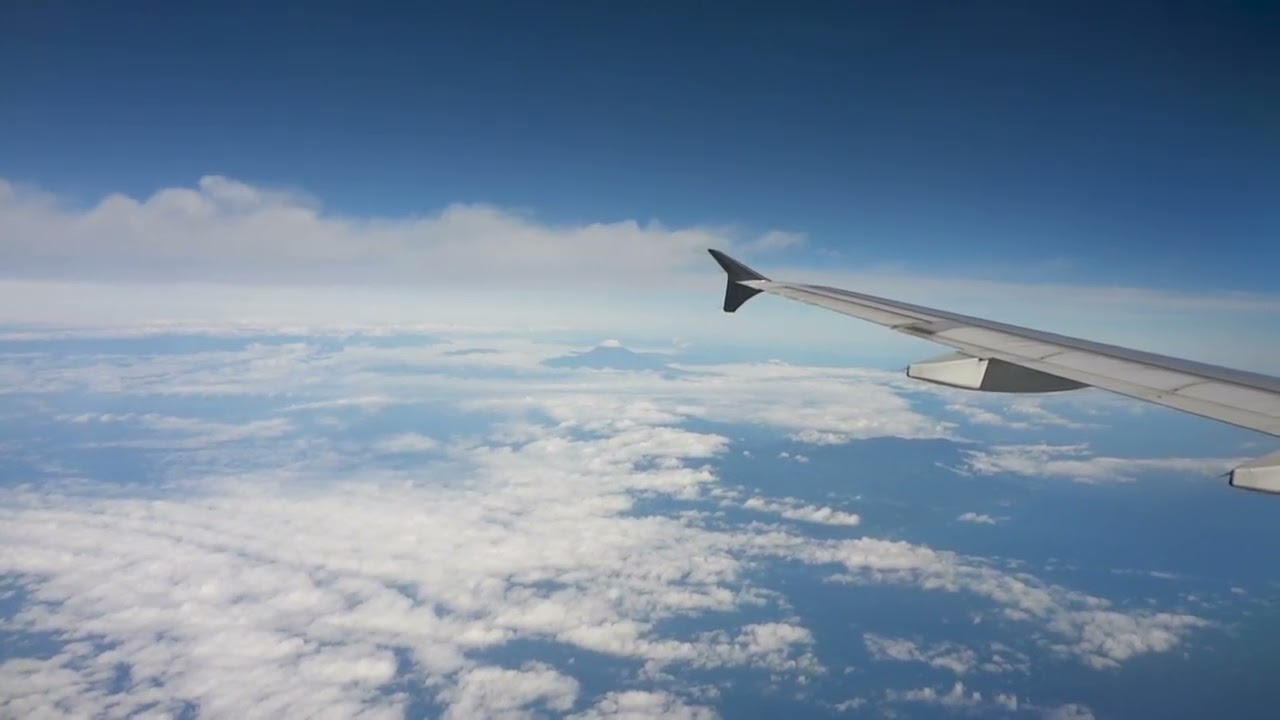 ◉ FREE STOCK footage HD ◉ Airplane window view