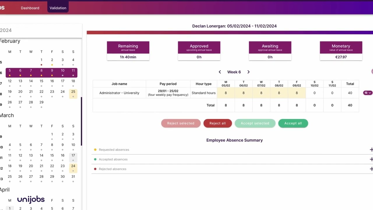 APPROVER APPROVING TIMESHEETS