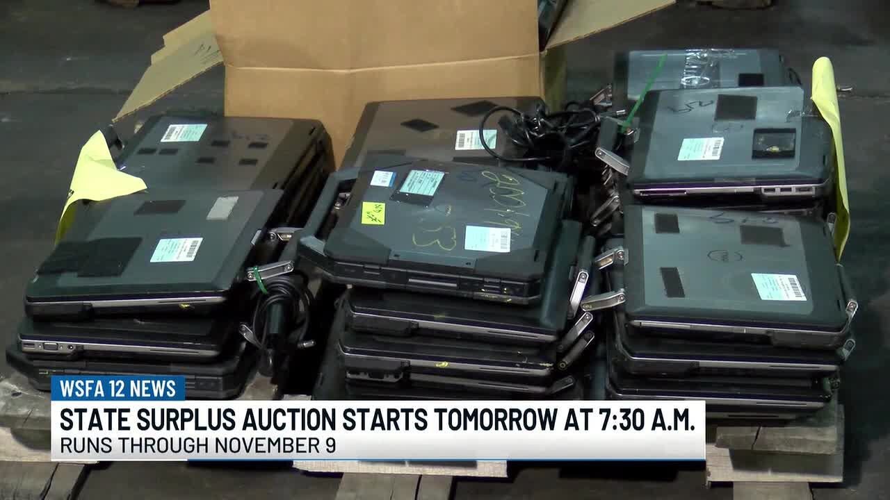 Alabama state surplus auction starts Saturday