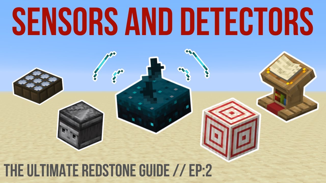 Redstone Sensors & Detectors Explained