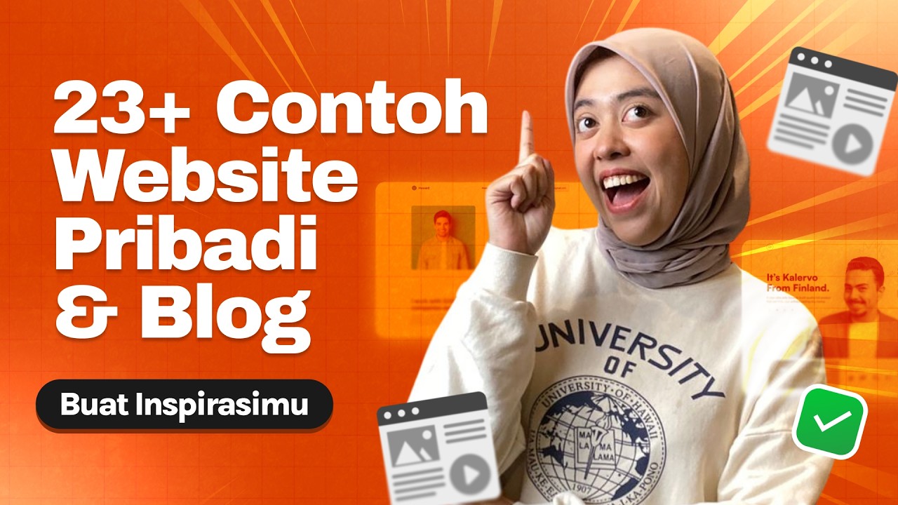 TINGGAL TIRU! 23+ Contoh Website Pribadi & Blog Buat Inspirasimu
