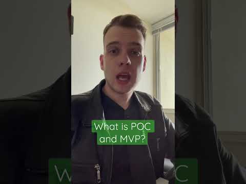 What is MVP? What is POC? #shorts