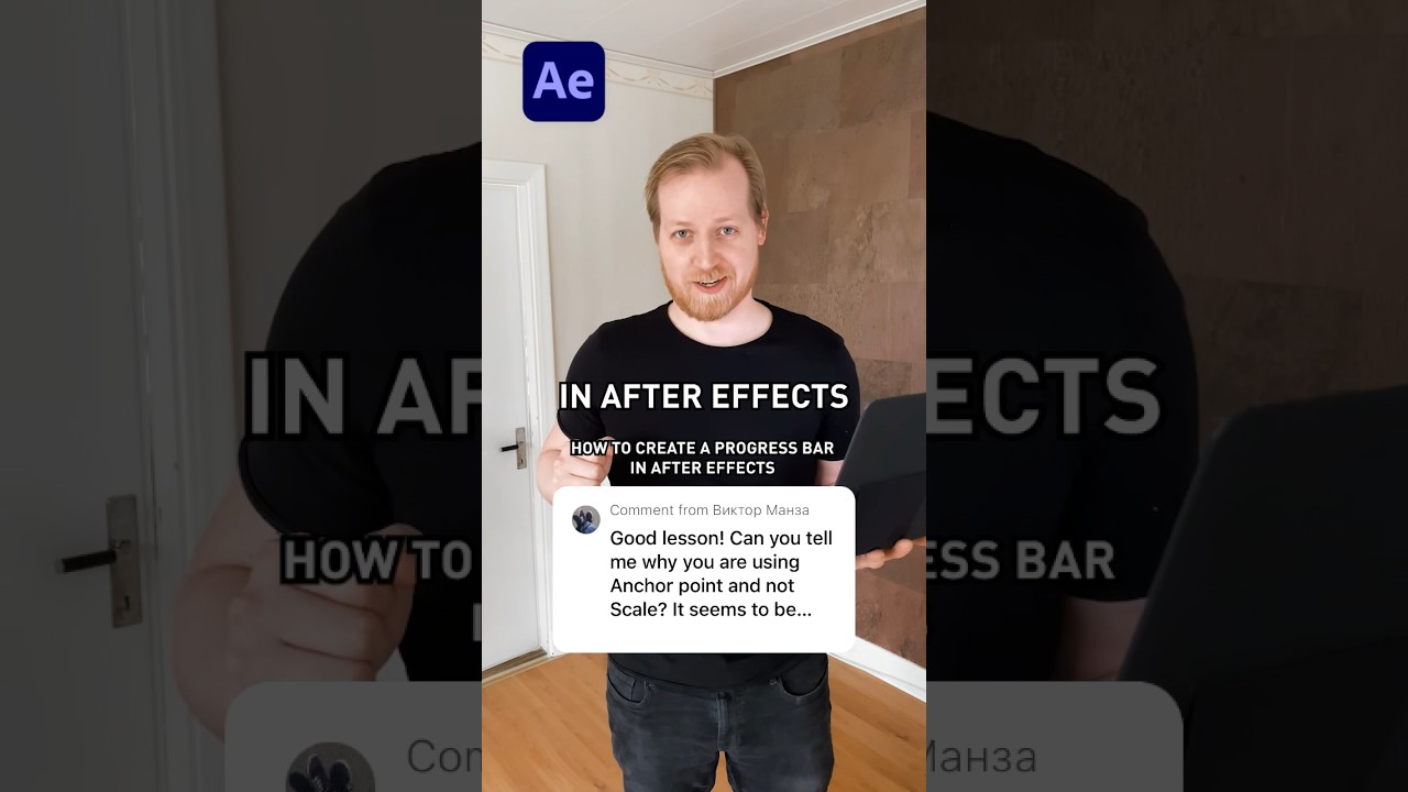 How to create a progress bar in After Effects #Shorts