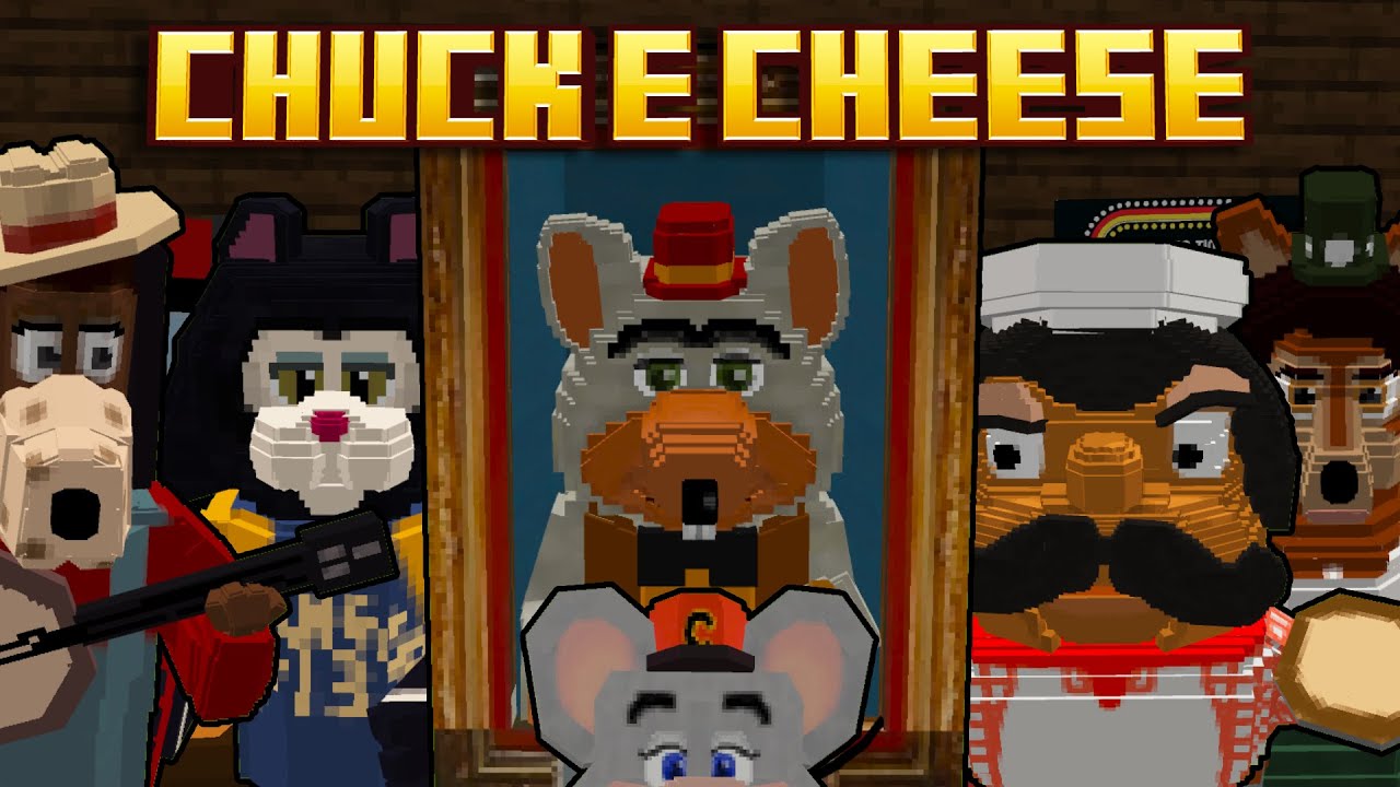 THESE CHUCK E CHEESE MINECRAFT ADDONS ARE INCREDIBLE! (Studio C and Winchester Mod Showcase)