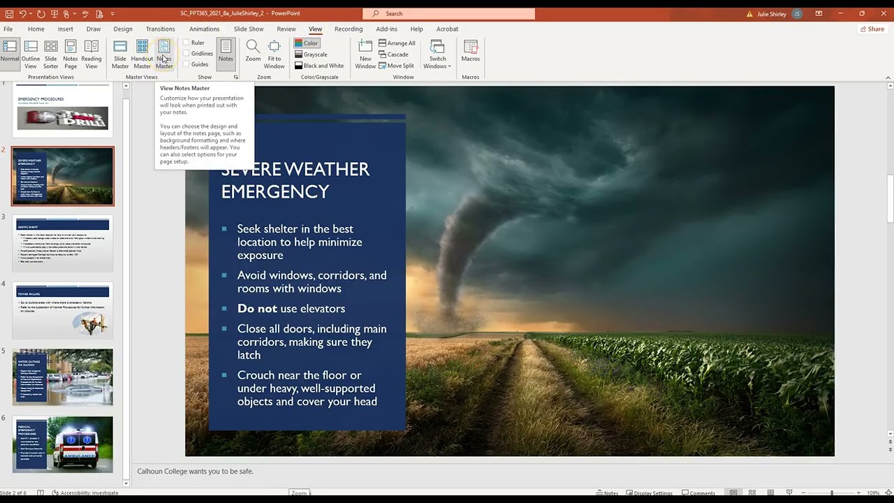 PowerPoint Module 8 Emergency Procedures