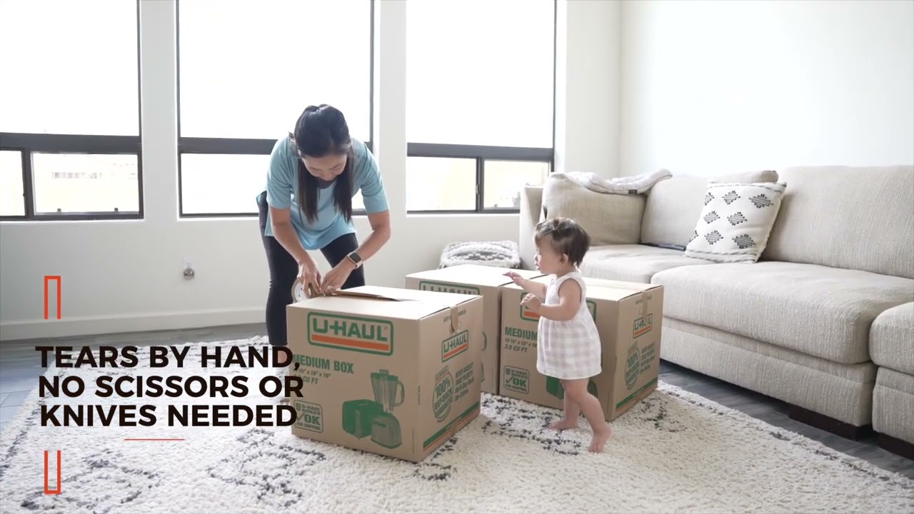 How U-Haul Paper Packing Tape Makes Moving Easier