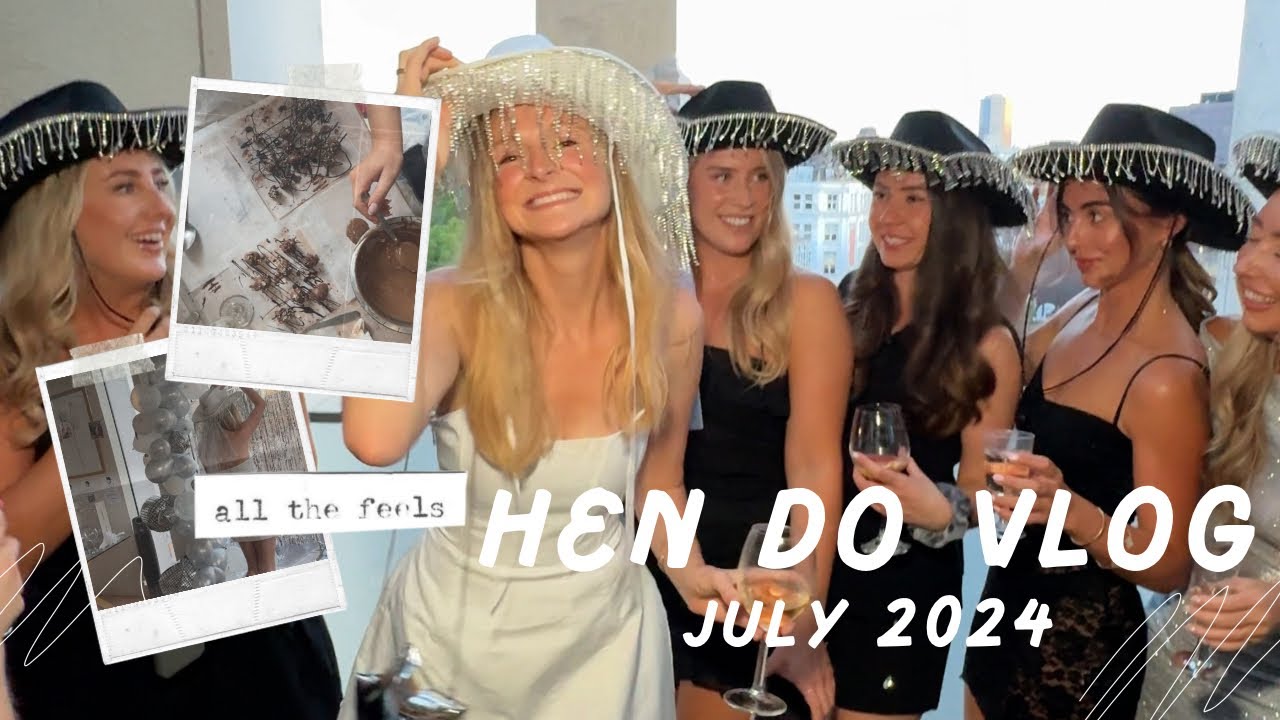 HEN DO VLOG | MAMMA MIA THE PARTY | Emily Wilson Fashion