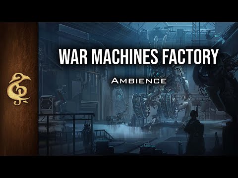War Machines Factory | Robot Sci-Fi Ambience | 1 Hour
