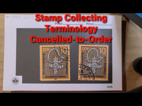 Stamp Collecting Terminology: Cancelled-To-Order (CTO)