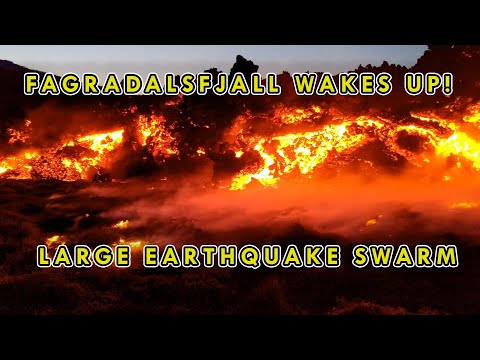 Fagradalsfjall Wakes Up! Hundreds of Large Earthquakes & Flight Warning Code Orange December 22 2021