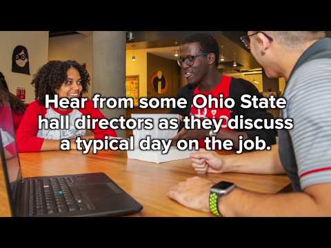 A Day in the Life of a Hall Director | The Ohio State University Office of Student Life