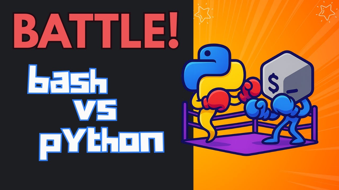 Replace your BASH scripts with PYTHON scripts!