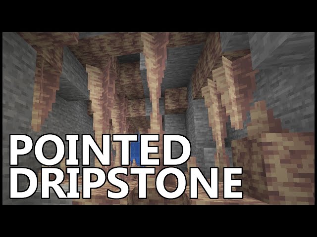 Top 3 uses of pointed dripstone in Minecraft