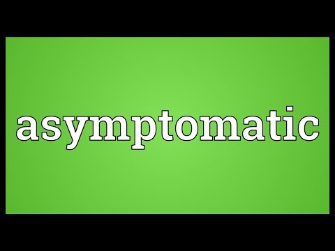 Asymptomatic Meaning