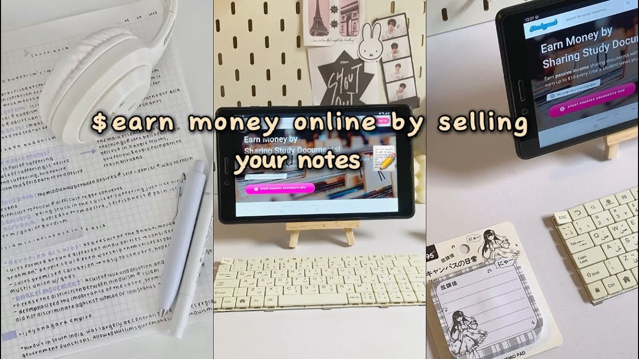 earn money online as a student by selling your notes 📝 | studypool tutorial