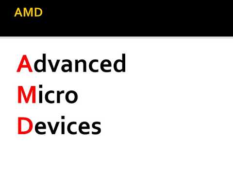 AMD -full form