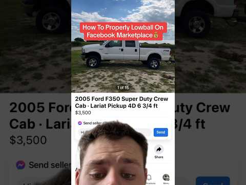 How To Properly Lowball On Facebook Marketplace🤫 #truck #trucks #diesel #dieseltrucks #marketplace