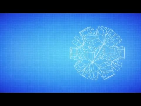 Holographic Blueprint Stock Motion Graphics