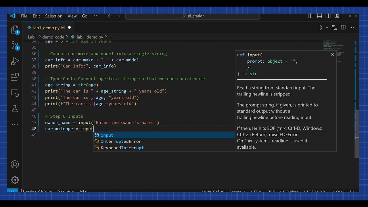 Handling User Input in Python: Building Interactive Programs Step 6