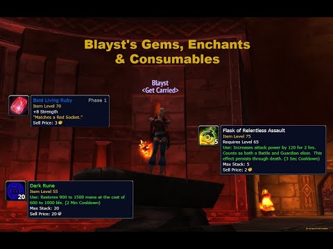 Classic TBC Retribution Paladin: Gems, Enchants & Consumables