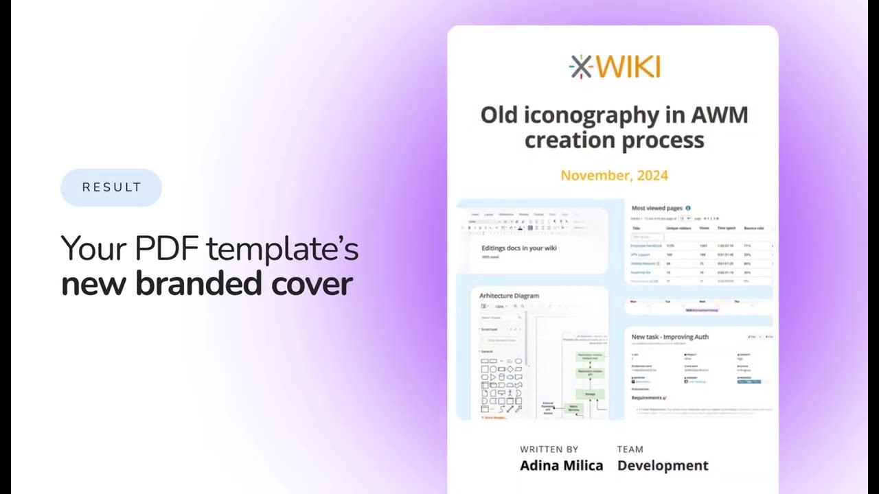 Create & Customize a XWiki PDF Template | Tutorial