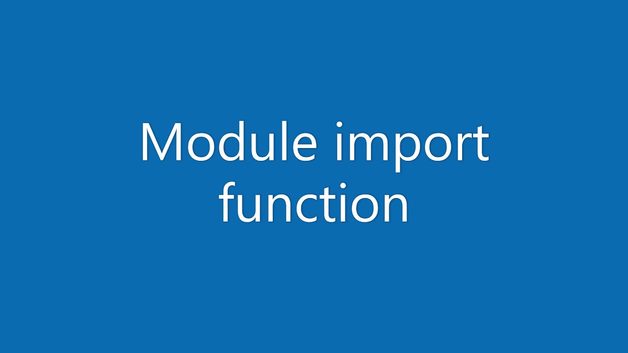 JavaScript How to import a function from a module to the main script?