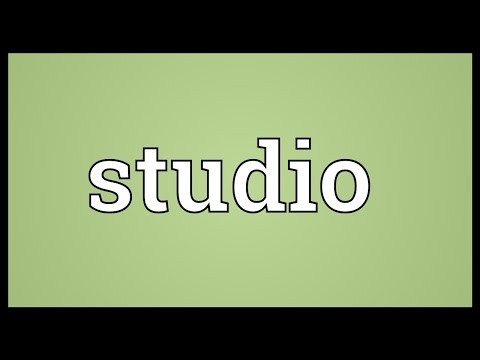 Studio Meaning