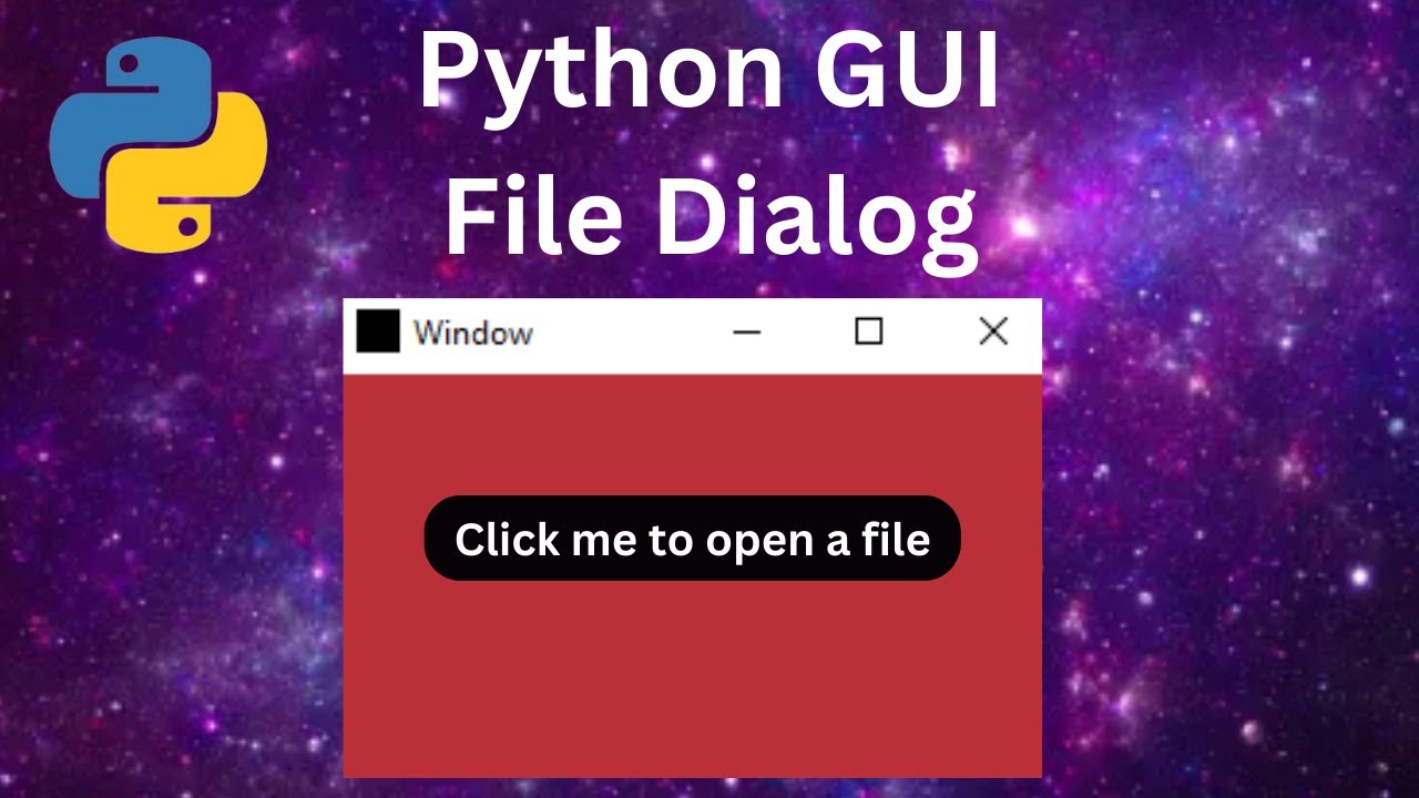 Python tutorial on GUI File Dialog(Python tutorial #39)