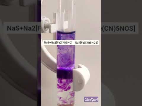 Sulphide Test | Sodium Nitroprusside Test