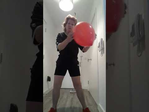 Strawberry red balloon pop
