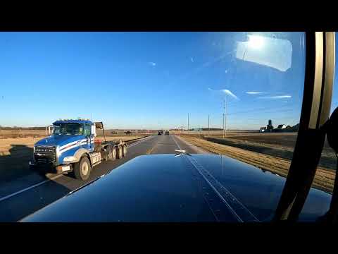 Ep. 8 Ride along as Brett hauls a 24'L x 13'9" wide X 15'6" tall plastic tank from Ohio to Ohio
