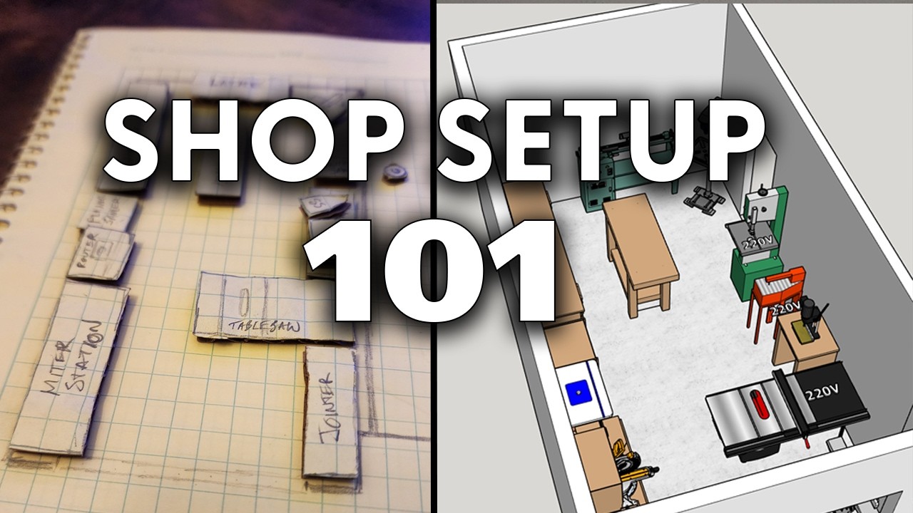 Small Shop, Smart Layout | Garage Woodworking Setup
