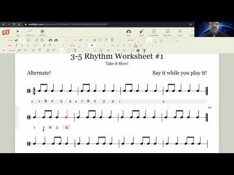 3-5 rhythm worksheet video