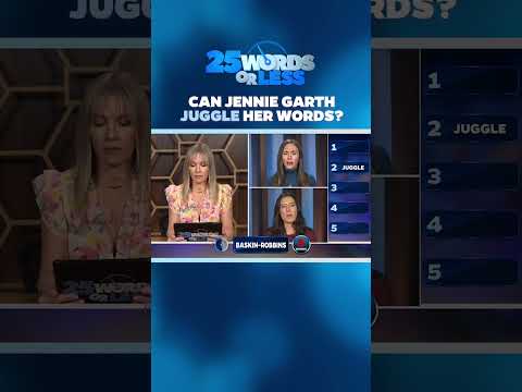 There's a lot to juggle in this game! Especially on your FIRST episode! #25WordsorLess #jenniegarth