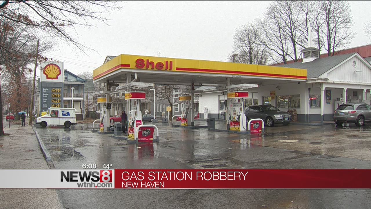 New Haven Police investigate gas station robbery
