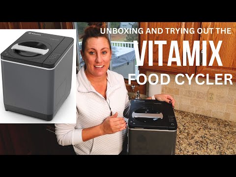 Unboxing and Testing out the Vitamix Food Cycler Automatic Composter for Gardening #unboxing