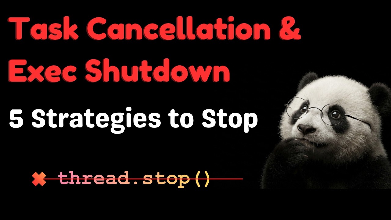 Java Task Cancellation & Executor Shutdown: Safely Stop a Thread