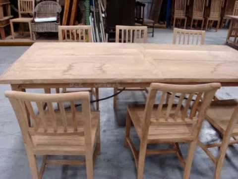 eettafel spaans +eetkamer stoel.MPG